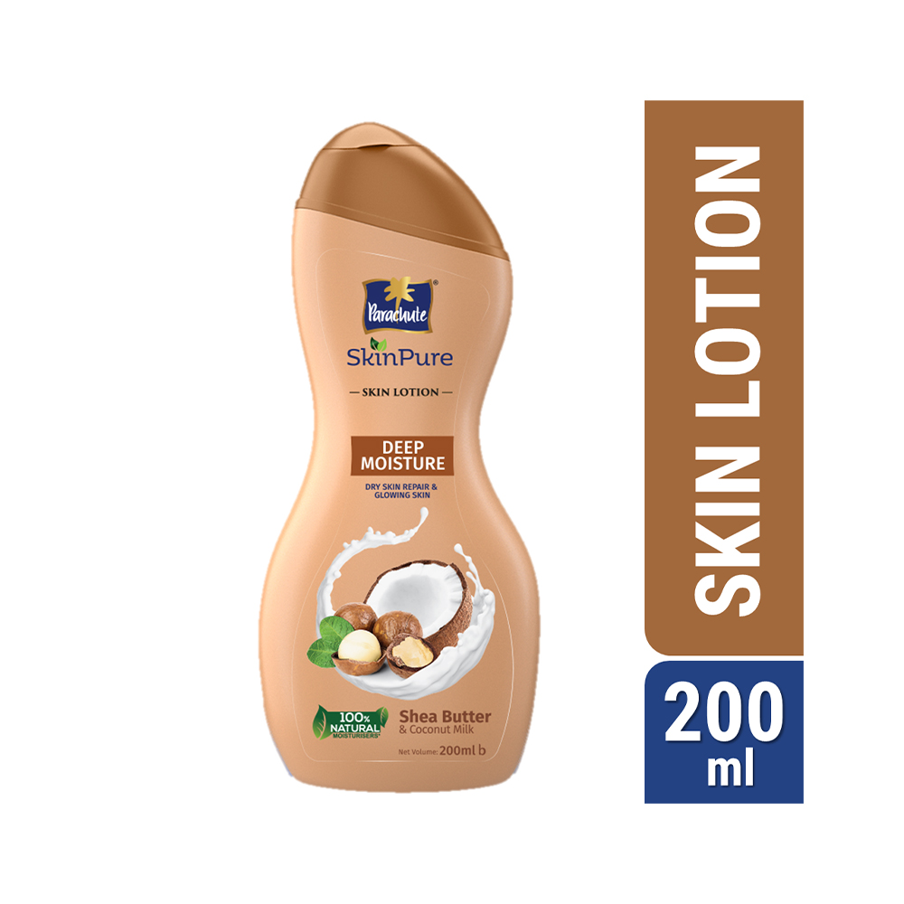 Parachute SkinPure Skin Lotion Deep Moisture 200ml - Girlco